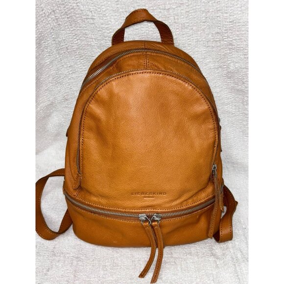 Liebeskind | Bags | Liebeskind Tan Leather Backpack 4497 | Poshmark